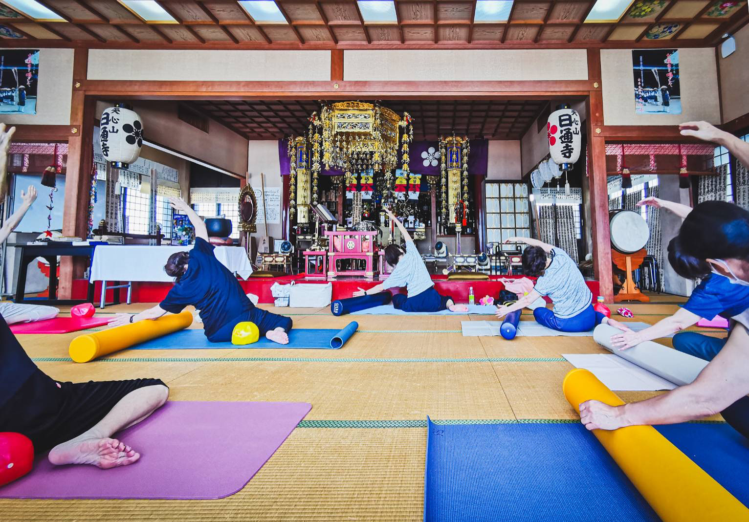 Temple yoga | Boku Rika Official Site